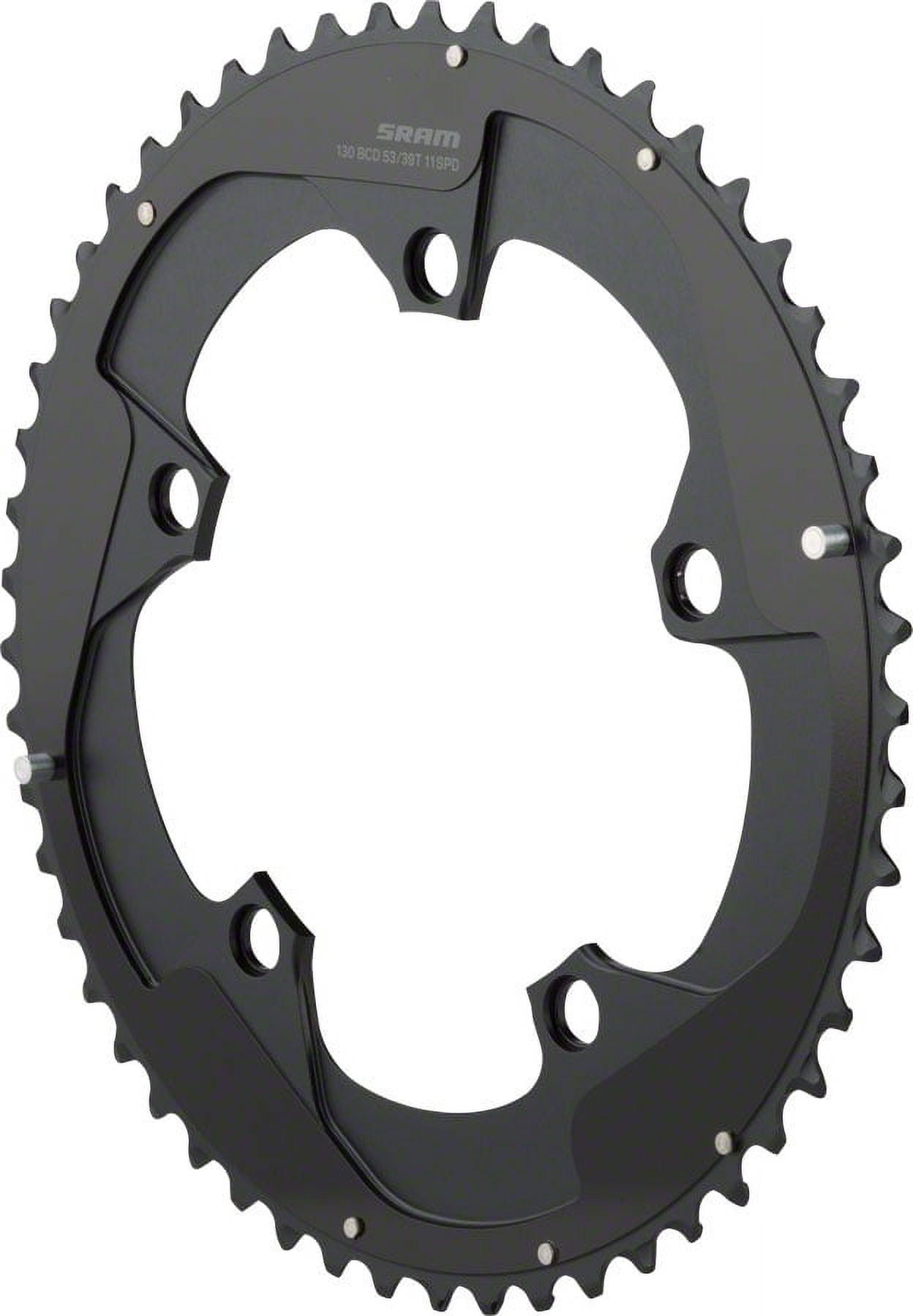 SRAM Road 22 Chainring - Black Tooth Count: 53 Chainring BCD: 130 ...