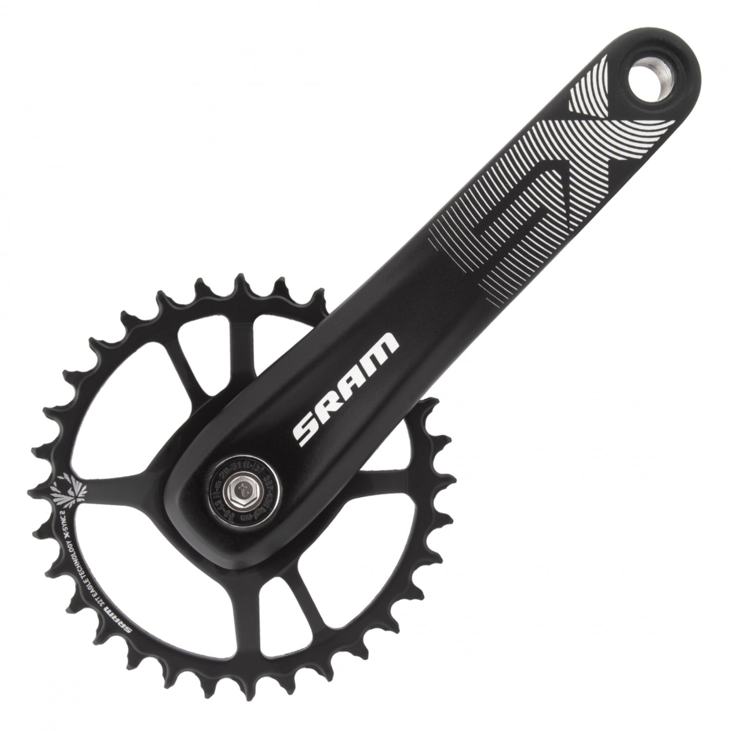 SRAM SX Eagle Boost 148 Crankset 175mm 12-Speed 32t Power Spline ...
