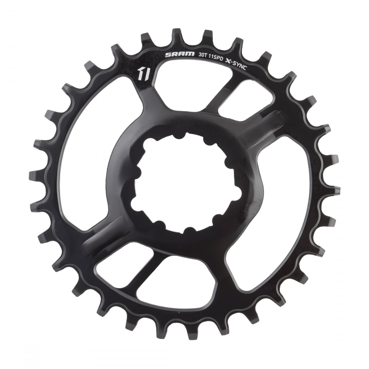 SRAM X-Sync Chainring 30t SRAM Direct Mount 10-Speed Steel Black MTB ...
