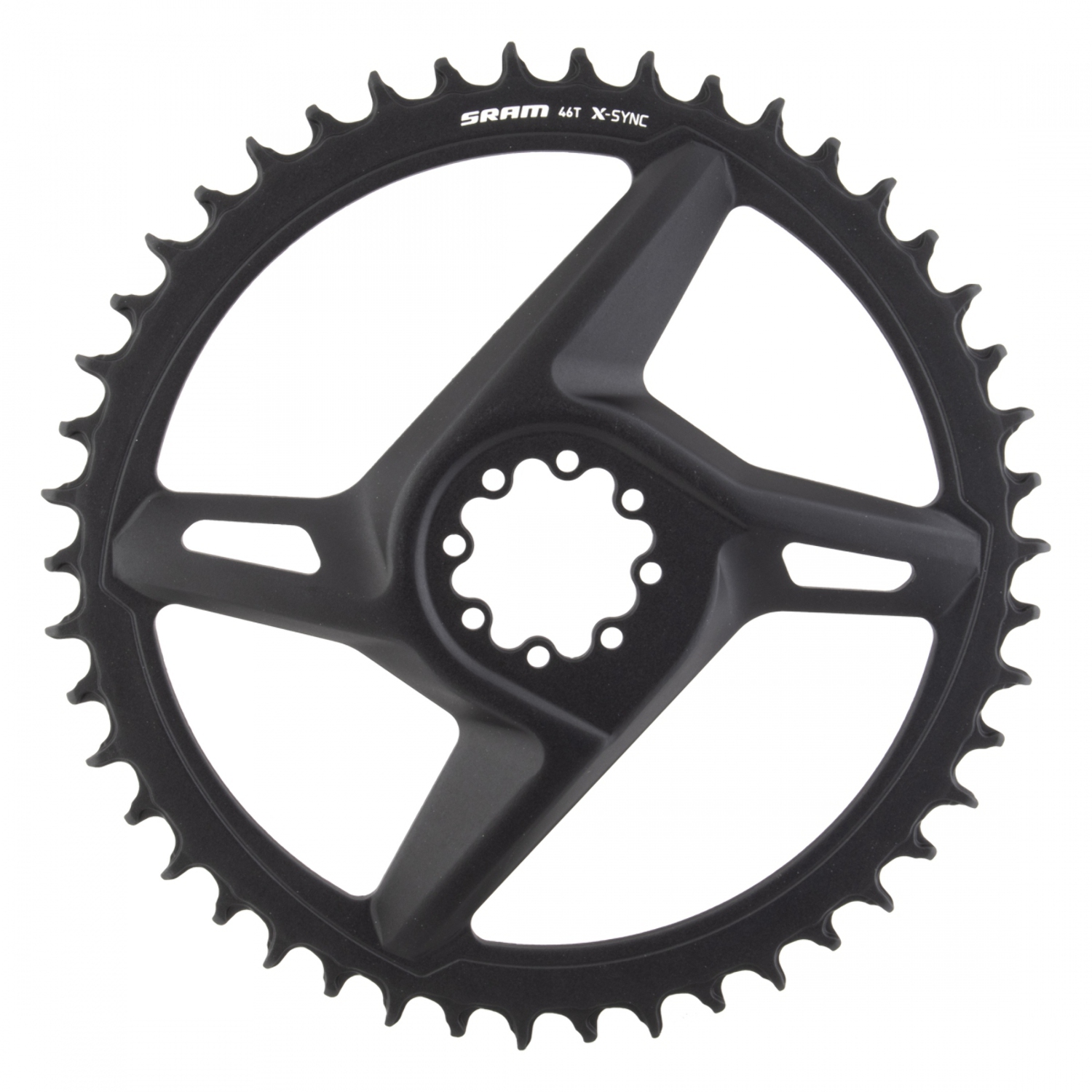 SRAM X-Sync Road Chainring 46t Direct Mount 12-Speed Aluminum Black For ...