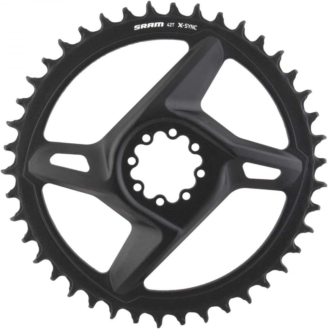 SRAM X-Sync Road Direct Mount Chainring for Rival - 42t, 12-Speed, 8-Bolt Direct Mount, Black ...