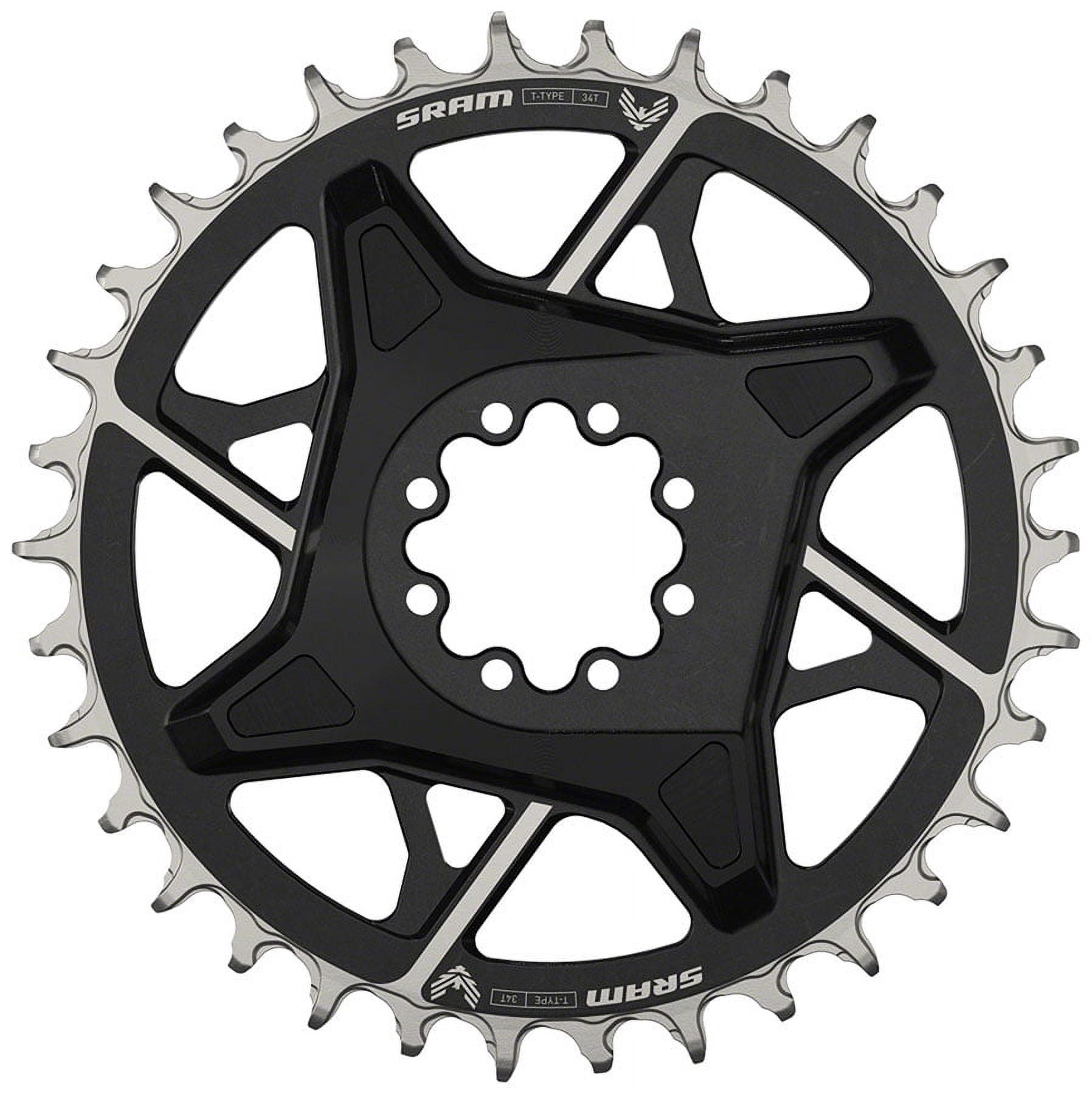 SRAM X0 Eagle T-Type Direct Mount Chainring - 34t 12-Speed 8-Bolt ...