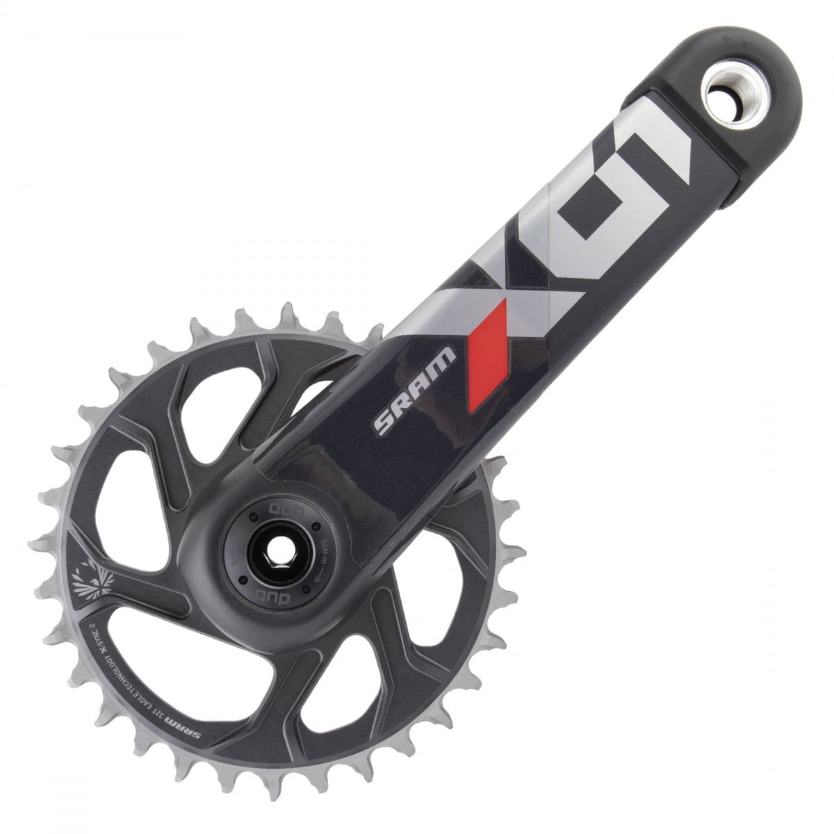 SRAM X01 Eagle Boost Crankset 170mm 12-Speed 32t DUB Spindle Interface ...