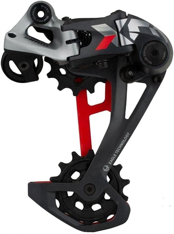 SRAM X01 Eagle Rear Derailleur - 12-Speed, Long Cage, 52t Max, Red - Walmart.com