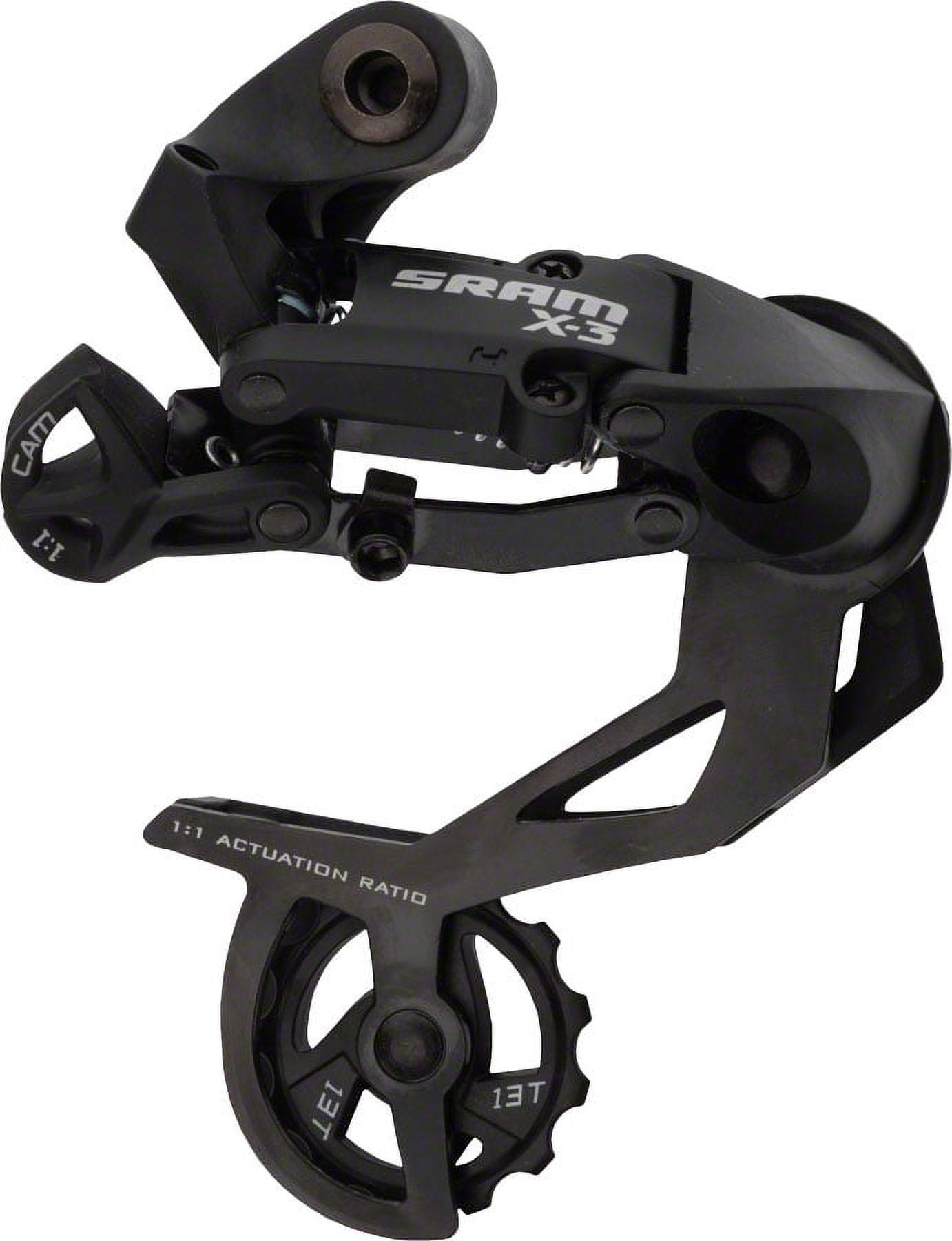 SRAM X3 Rear Derailleur - 789 Speed Long Cage Black - Walmart.com