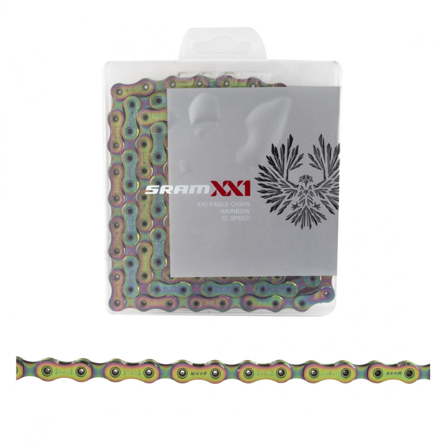 SRAM XX1 Eagle 12 Speed AXS Chain Rainbow - Walmart.com