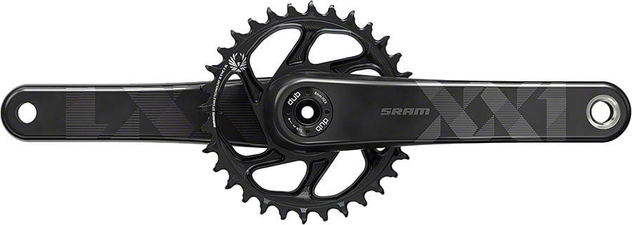 SRAM XX1 Eagle Carbon Fat Bike Crankset - 175mm, 12-Speed, 30t, Direct Mount, DUB Spindle ...
