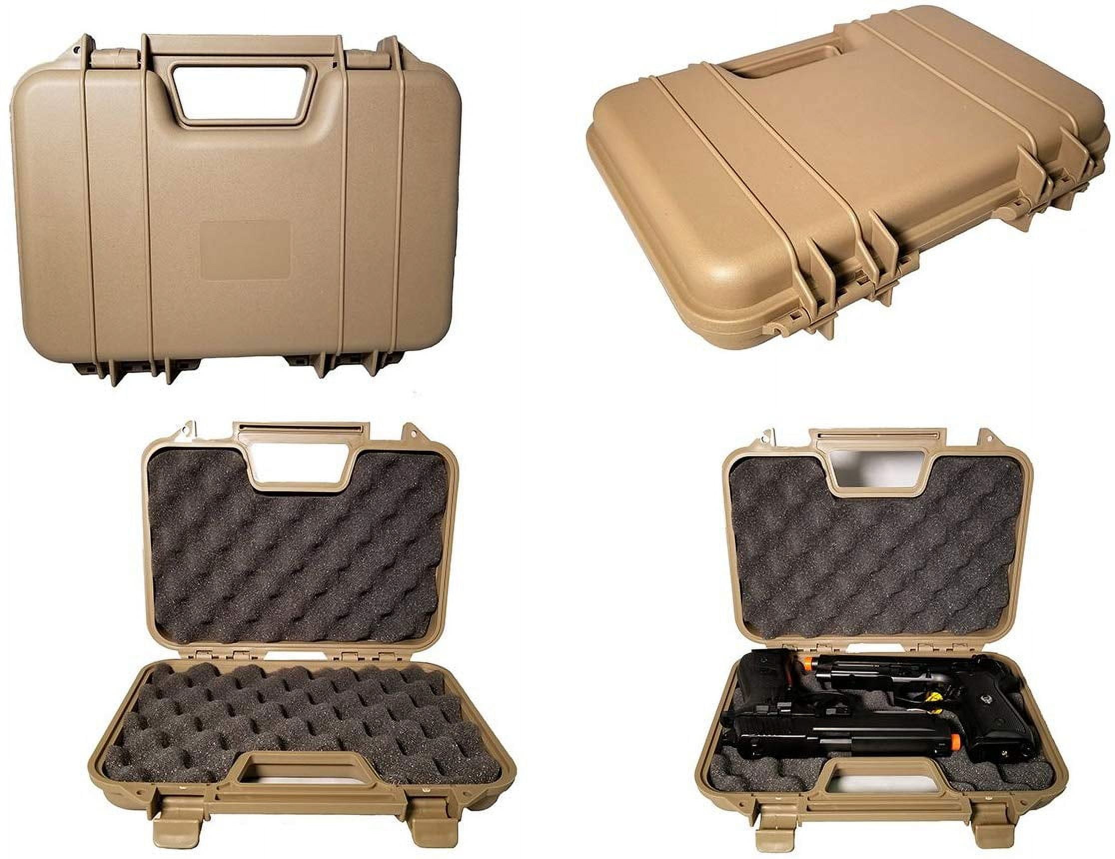 SRC ABS Gun Pistol Handgun Airgun Hard Durable Portable Lockable Case ...