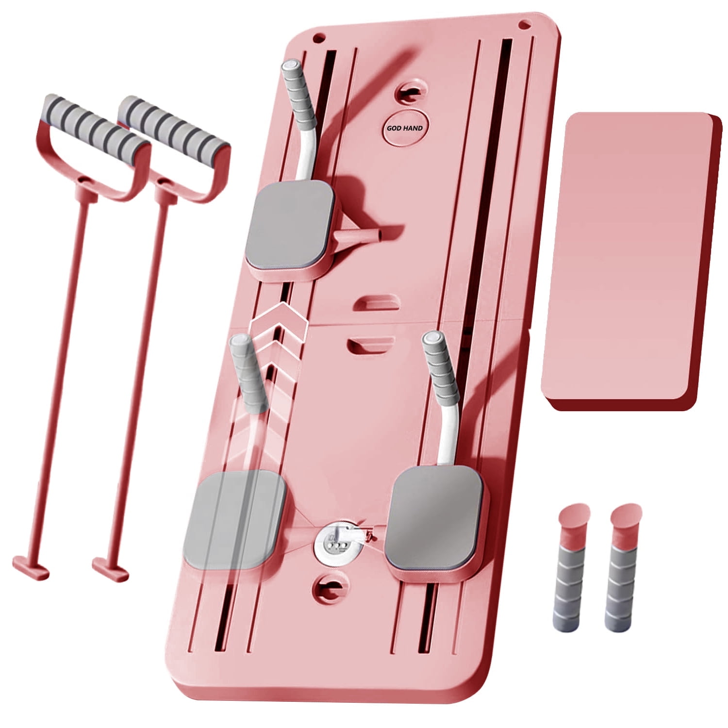 SRGARH Pilates Reformer Board with Resistance Bands – Adjustable Home ...