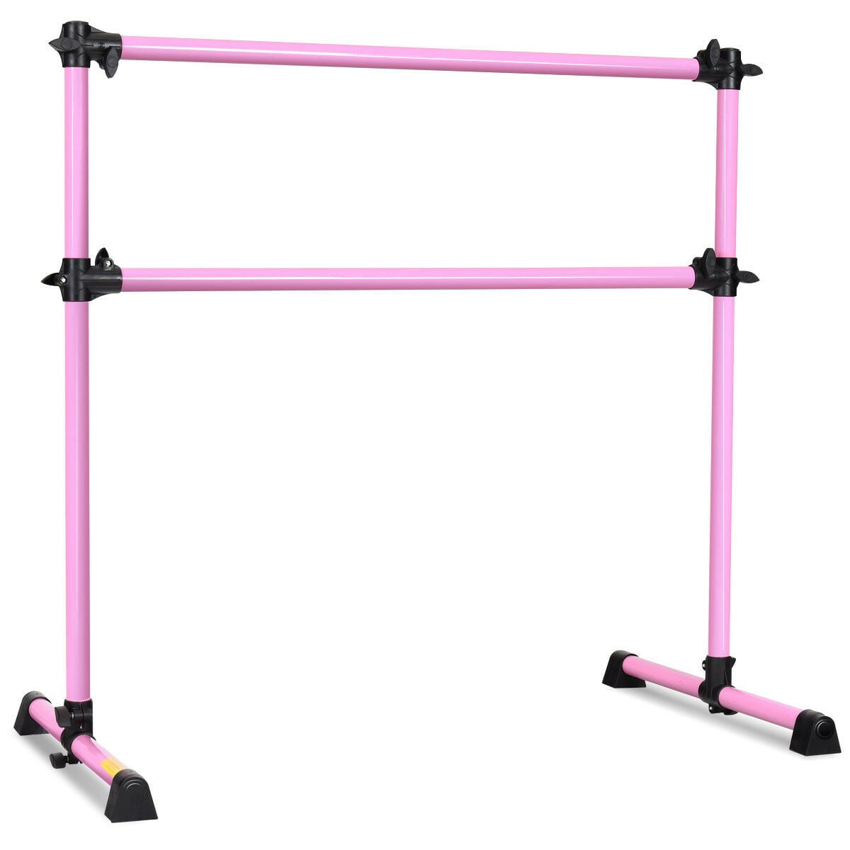 SRJUYK 4' Portable Double Freestanding Ballet Barre Stretch Dance Bar ...