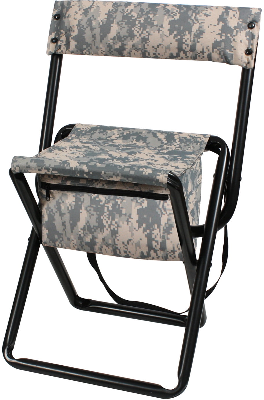 SRJUYK Deluxe Folding Chair with Seat Pouch, Travel Chair, Camo ...