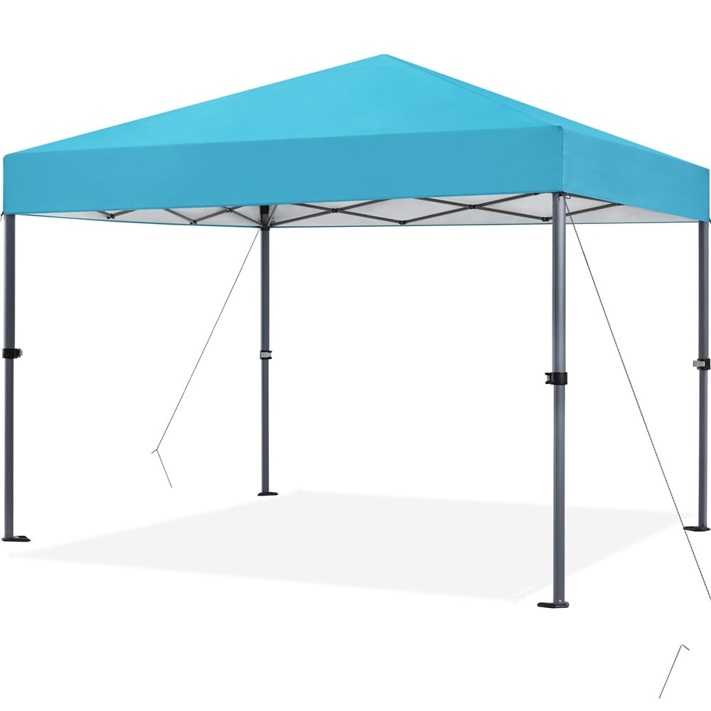 SRJUYK Pop-up Canopy with One-Push-to-Lock Setup Mechanism, Adjustable ...