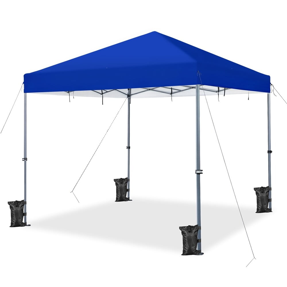 SRJUYK Pop-up Canopy with One-Push-to-Lock Setup Mechanism, Adjustable ...