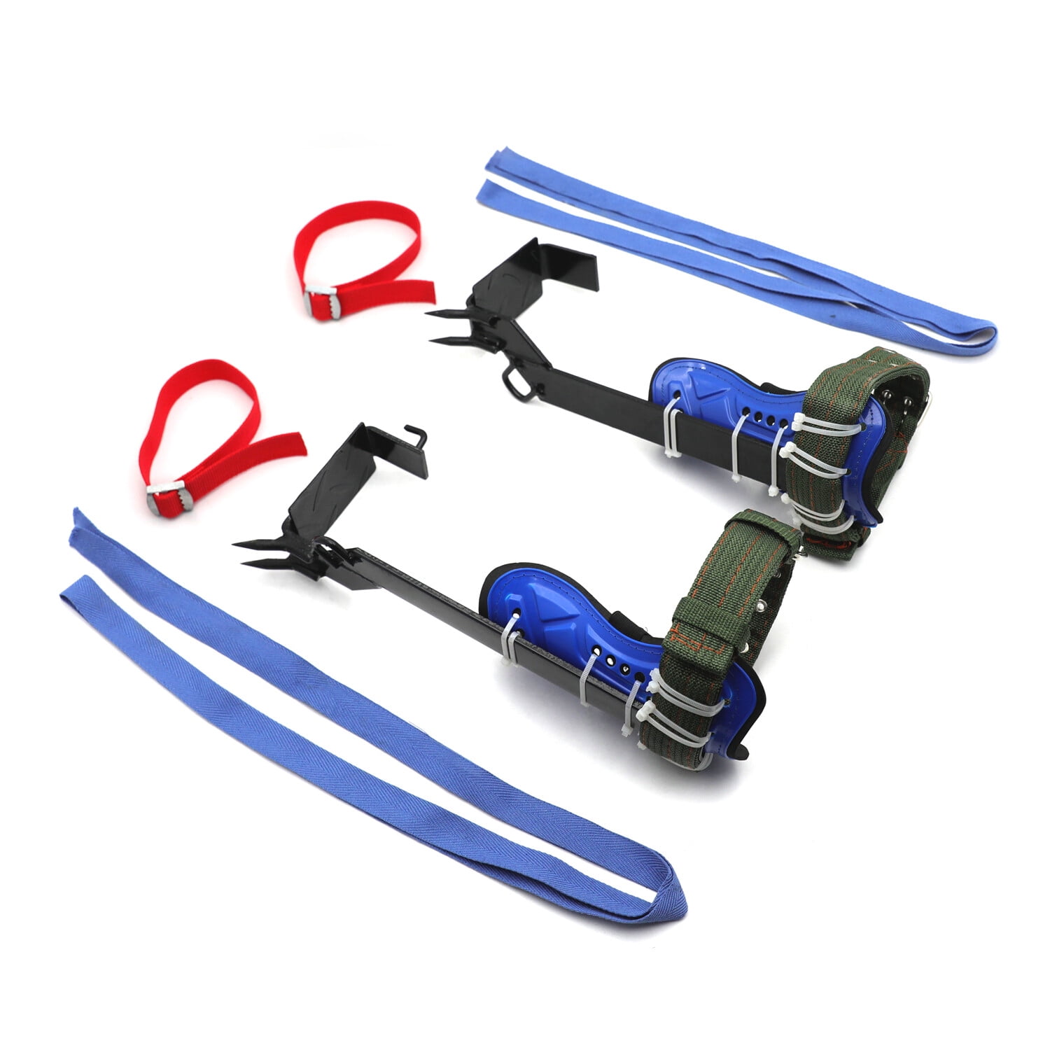 SRJUYK Tree Climbing Spike Set with Adjustable Safety Belt, 2 Gears ...