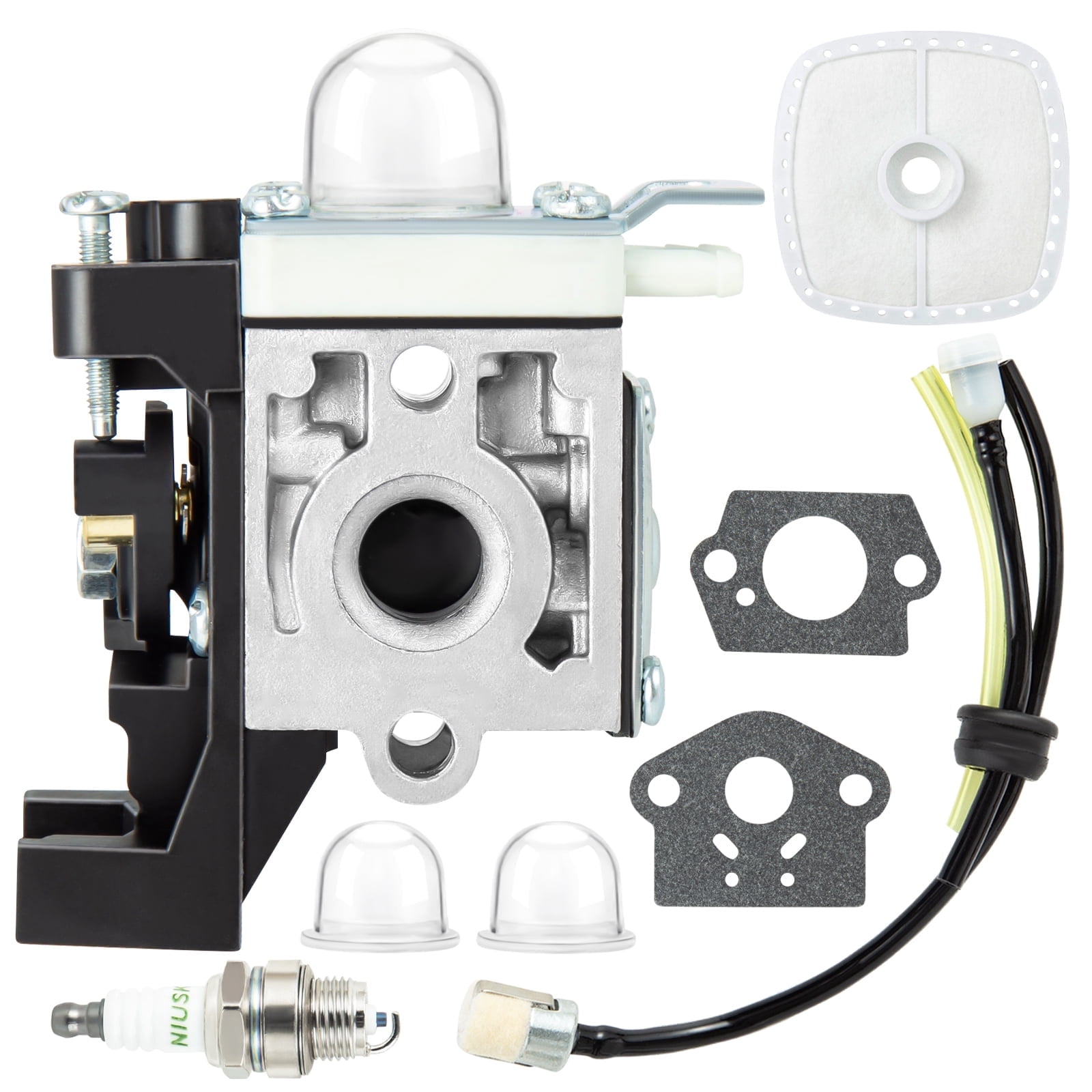 SRM 225 Carburetor with Spark Plugs and Power Service Kit for ECHO ...