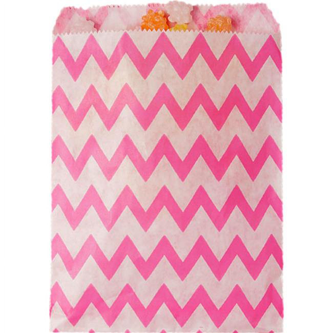 SRM Press SRM65045 Merchandise Bags - Hot Pink Chevron - Walmart.com