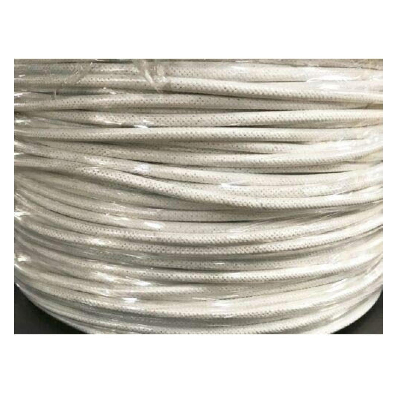 SRML 12 AWG 50 FT White Fiberglass Braid Wire - High Temp Appliance ...