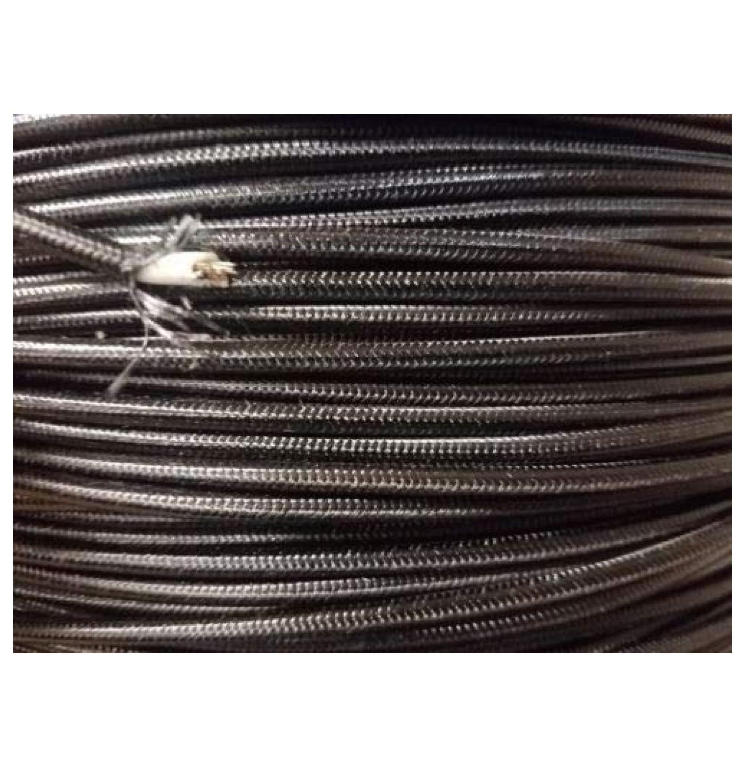 SRML Black 12 AWG 50 FT Fiber Glass Braid Appliance HI Temp Wire Motor ...