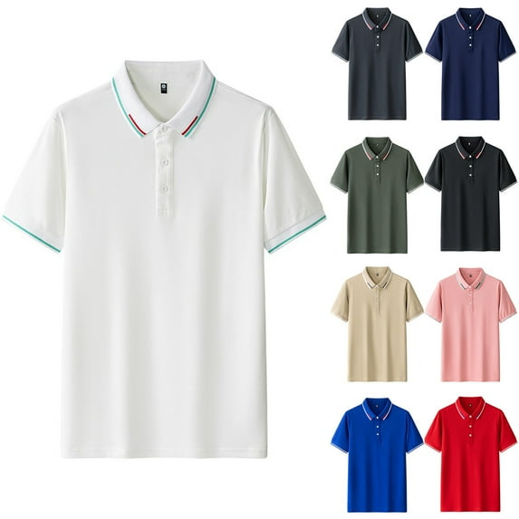 SROBPTY Mens Summer Shirts, Short Sleeve T Shirts for Men, Mens Fashion ...