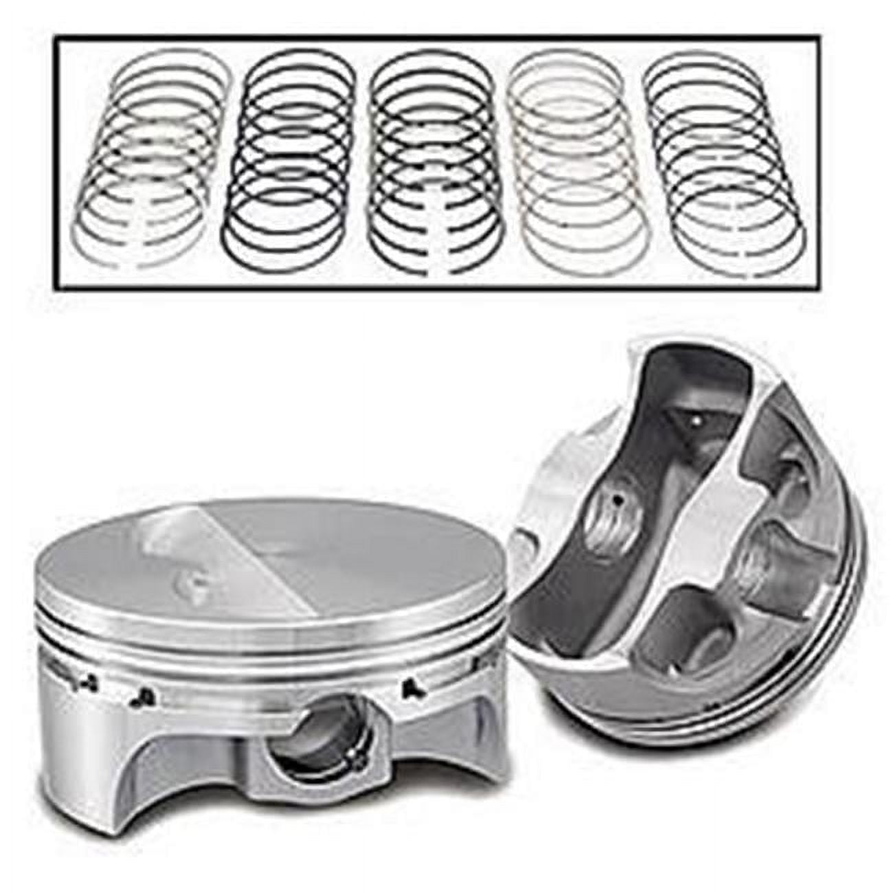 SRP Professional Forged Flat-Top Piston & Ring Kit - Small Block Chevy ...