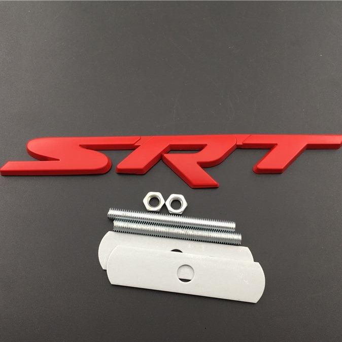 SRT 3D Metal Grille Logo Emblem Nameplate for HellCat Charger ...