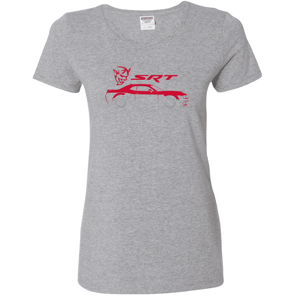 SRT Demon Speedster Racing Car Silhouette Emblem Cars and Trucks Womens ...
