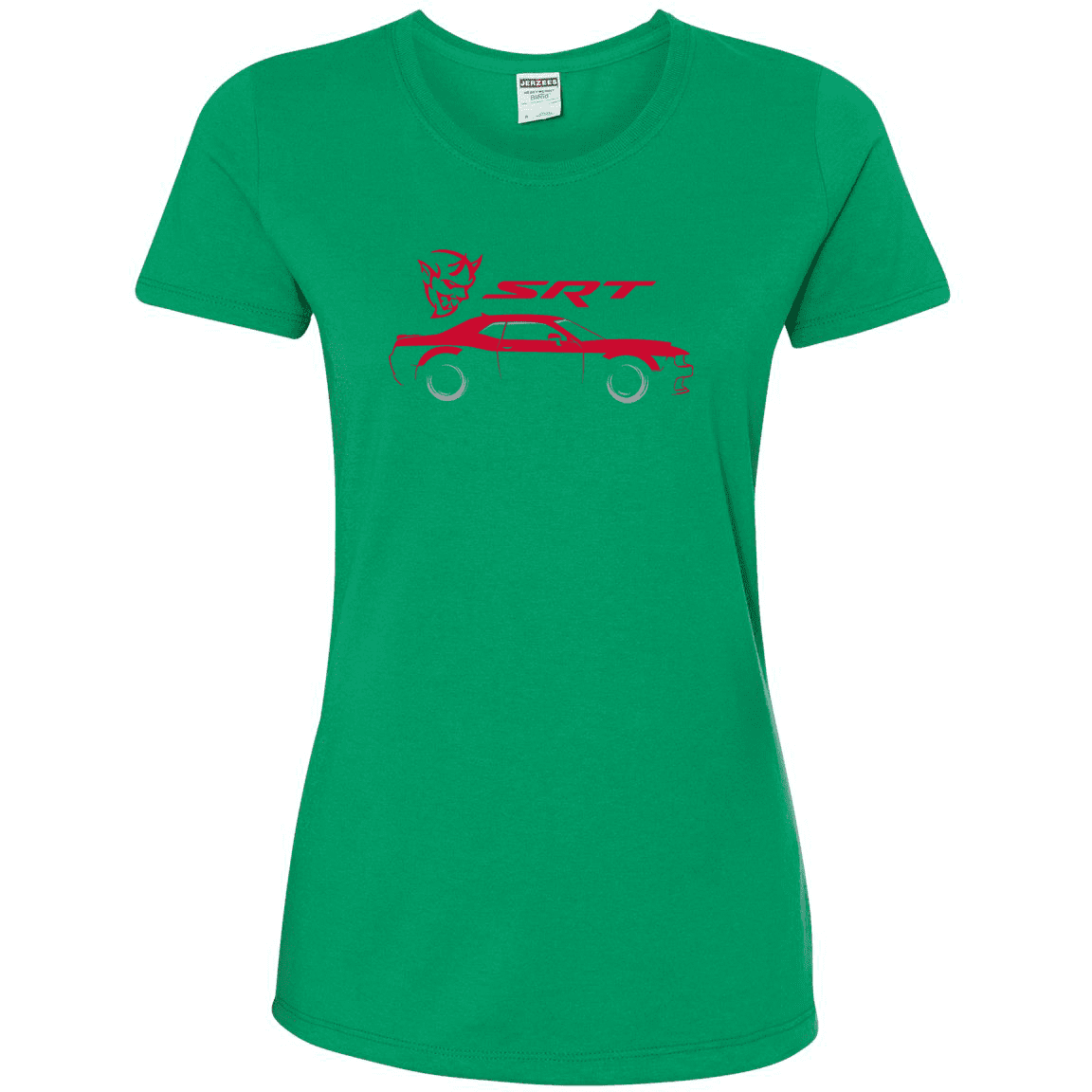 SRT Demon Speedster Racing Car Silhouette Emblem Cars and Trucks Womens ...