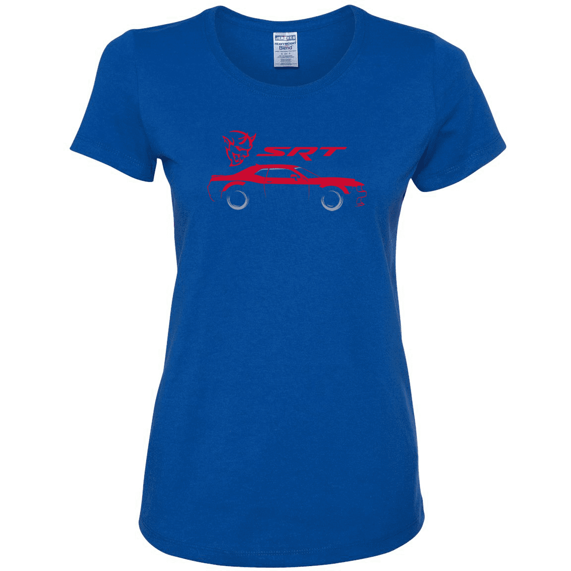 SRT Demon Speedster Racing Car Silhouette Emblem Cars and Trucks Womens ...
