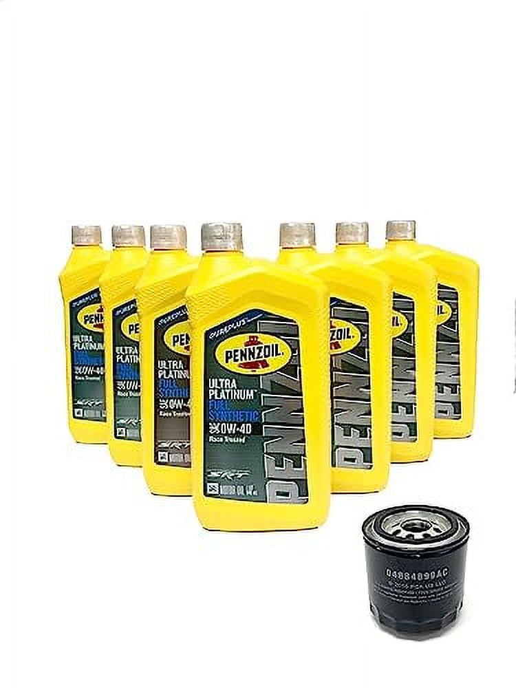 SRT Engine Penzoil Ultra Platinum Full Synthetic 0W-40 Oil 7 Qts.With ...