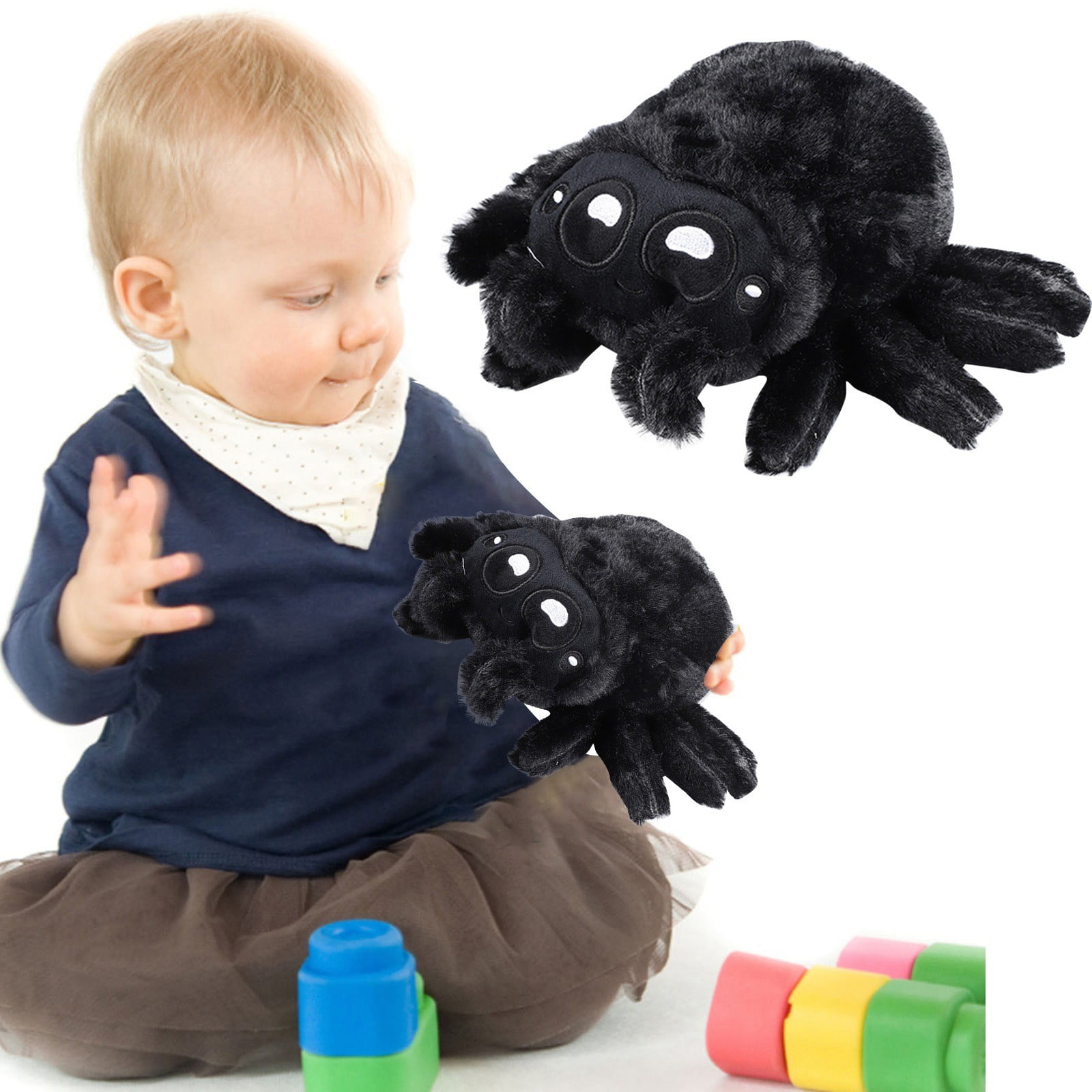 SRU Plush Spider With Oversized Embroidered Eyes And Ultra-soft Sponges ...