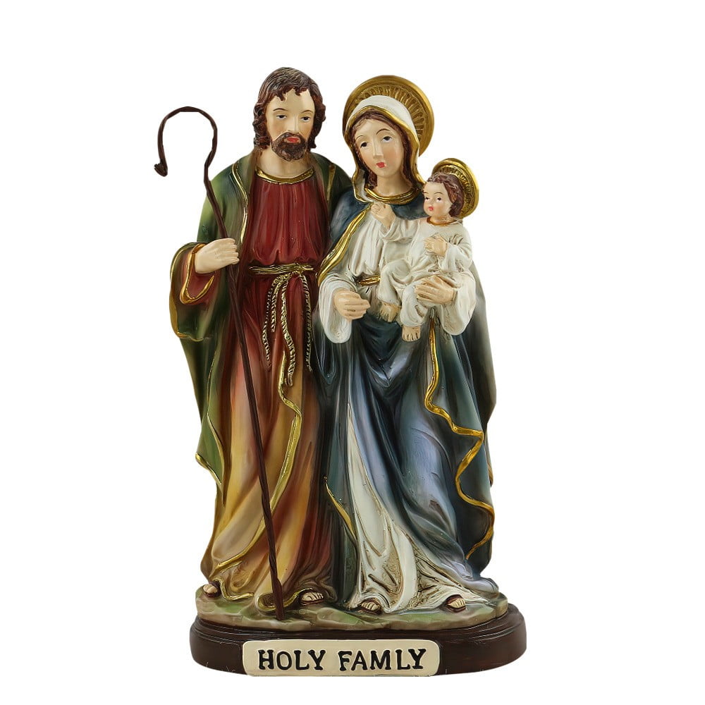 SRUILUO Birth of Jesus Resin Nativity Figurines Christmas Ornaments ...
