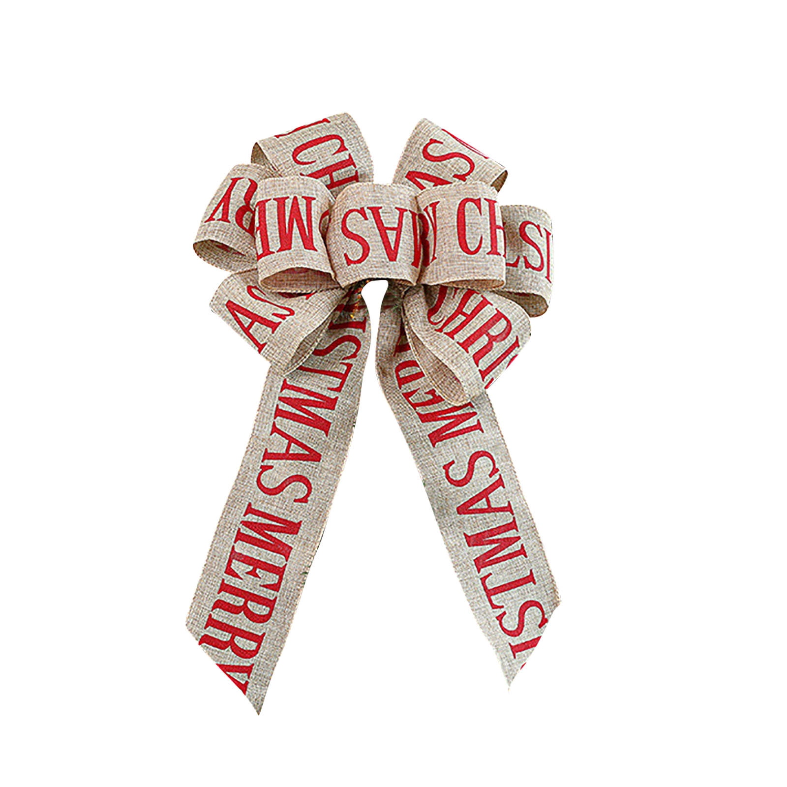 SRUILUO Christmas Ribbon Bows Thanksgiving Bows for Wreath Fall Maple ...
