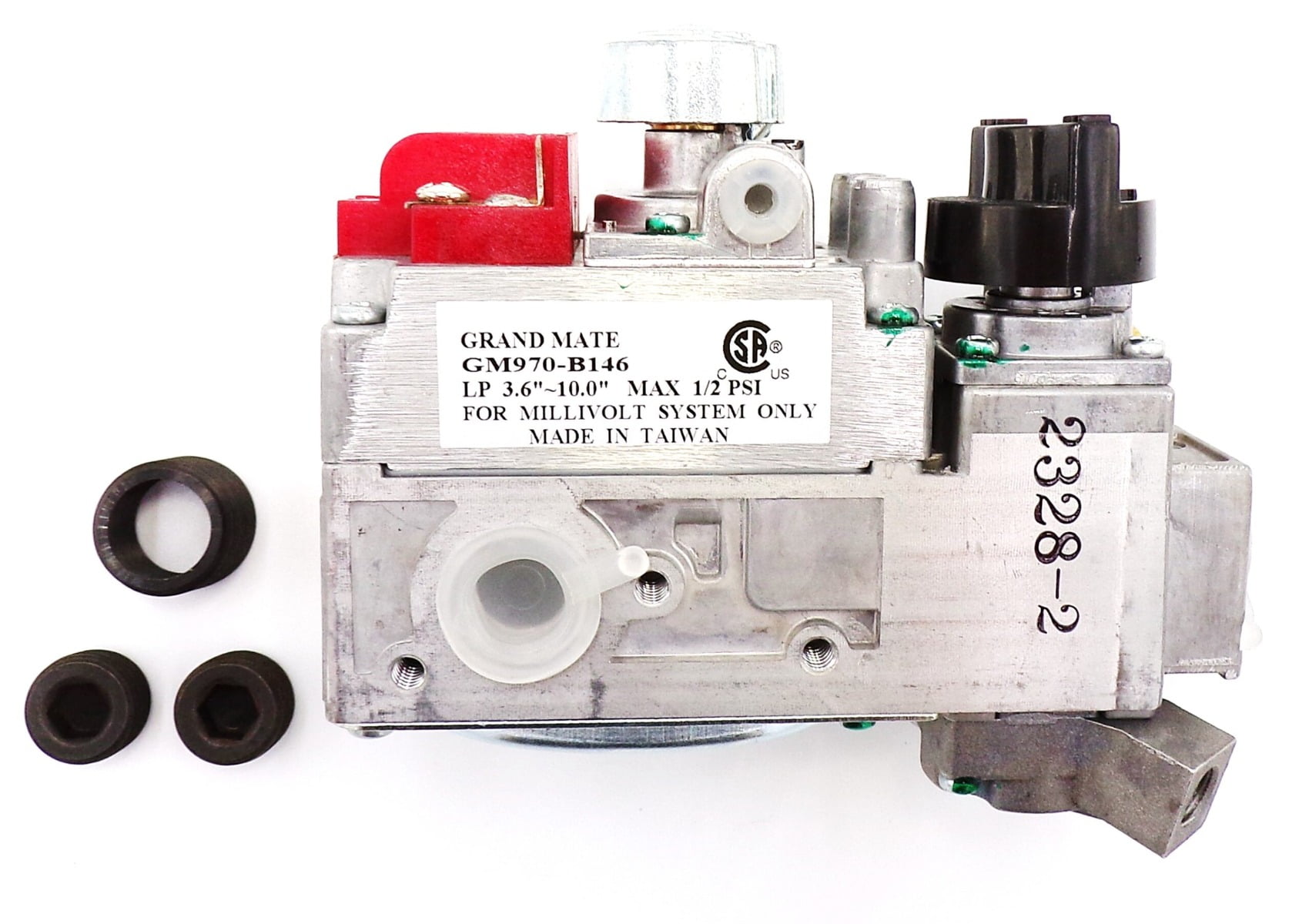 SRV60-523 Gas Valve Millivolt, Lp | Exact Fit Replacement for Heat N ...