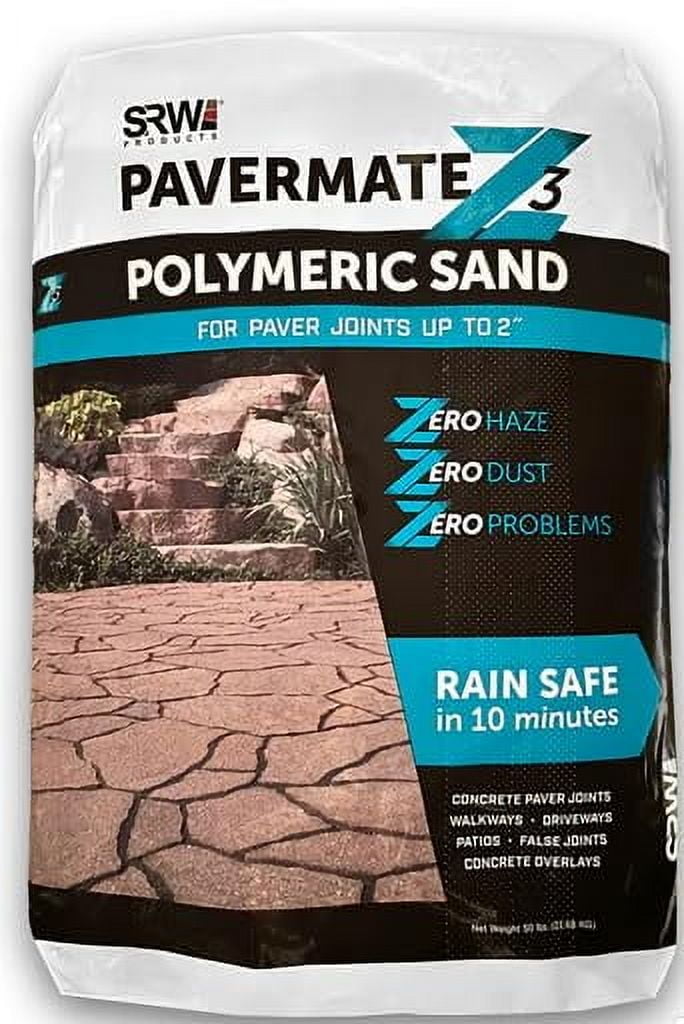 SRW Products Z3 Pavermate Polymeric Sand, 50-Pound Bag (Granite ...