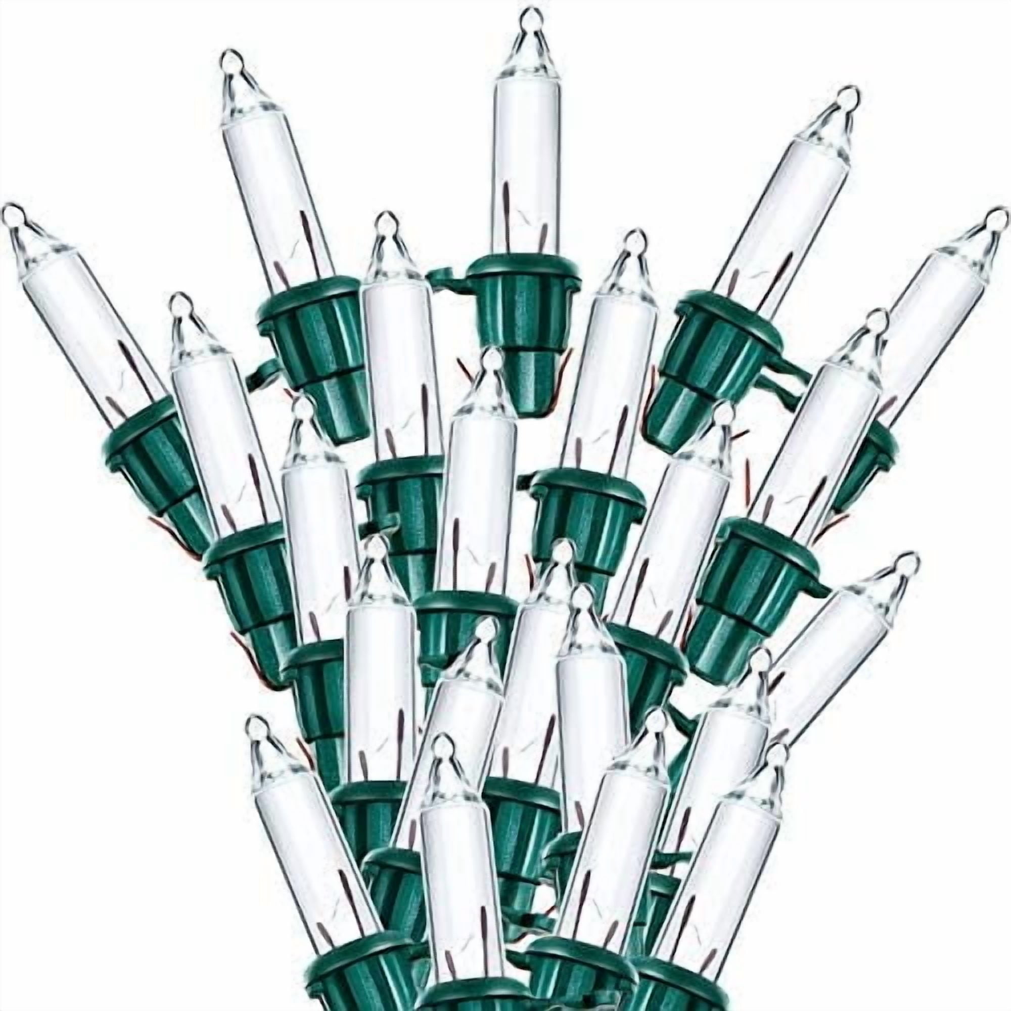 SRWEHG-100 Count Christmas Tree Lights Replacement Bulbs Mini ...