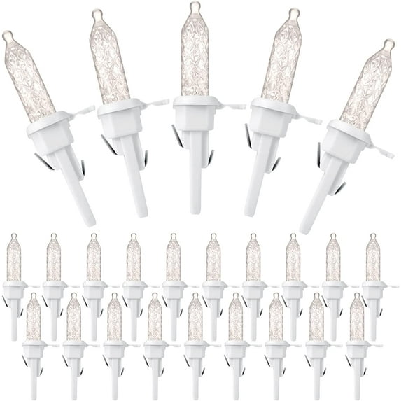 SRWEHG-120 Pack Christmas Replacement Mini Bulbs 3 V LED String Lights ...