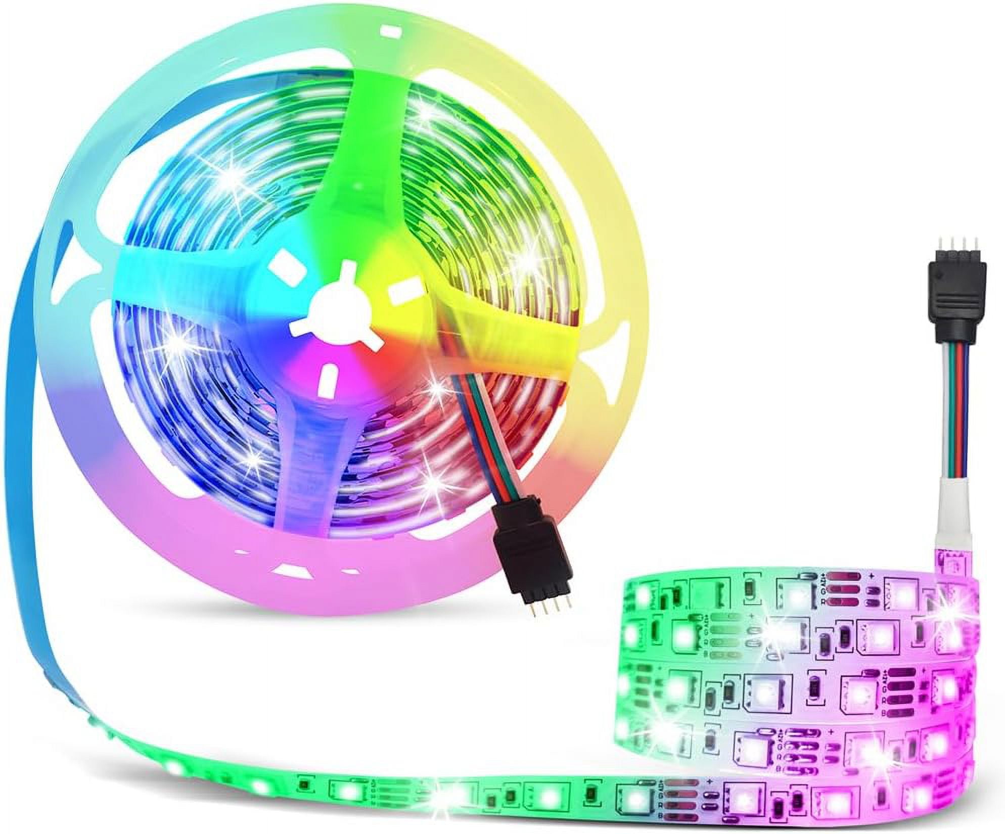SRWEHG-12V Flexible SMD 5050 RGB LED Strip Lights, LED Tape, Multi ...