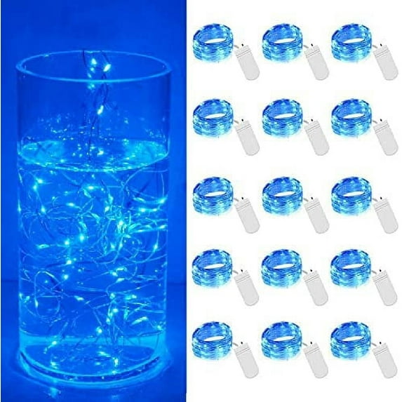 SRWEHG-15 Pack 30 LED Micro Starry String Lights Battery Operated ...