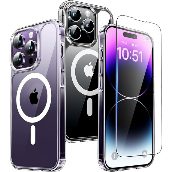 SRWEHG-2 in 1 for iPhone 14 Pro Max Case, Compatible with MagSafe [Not ...