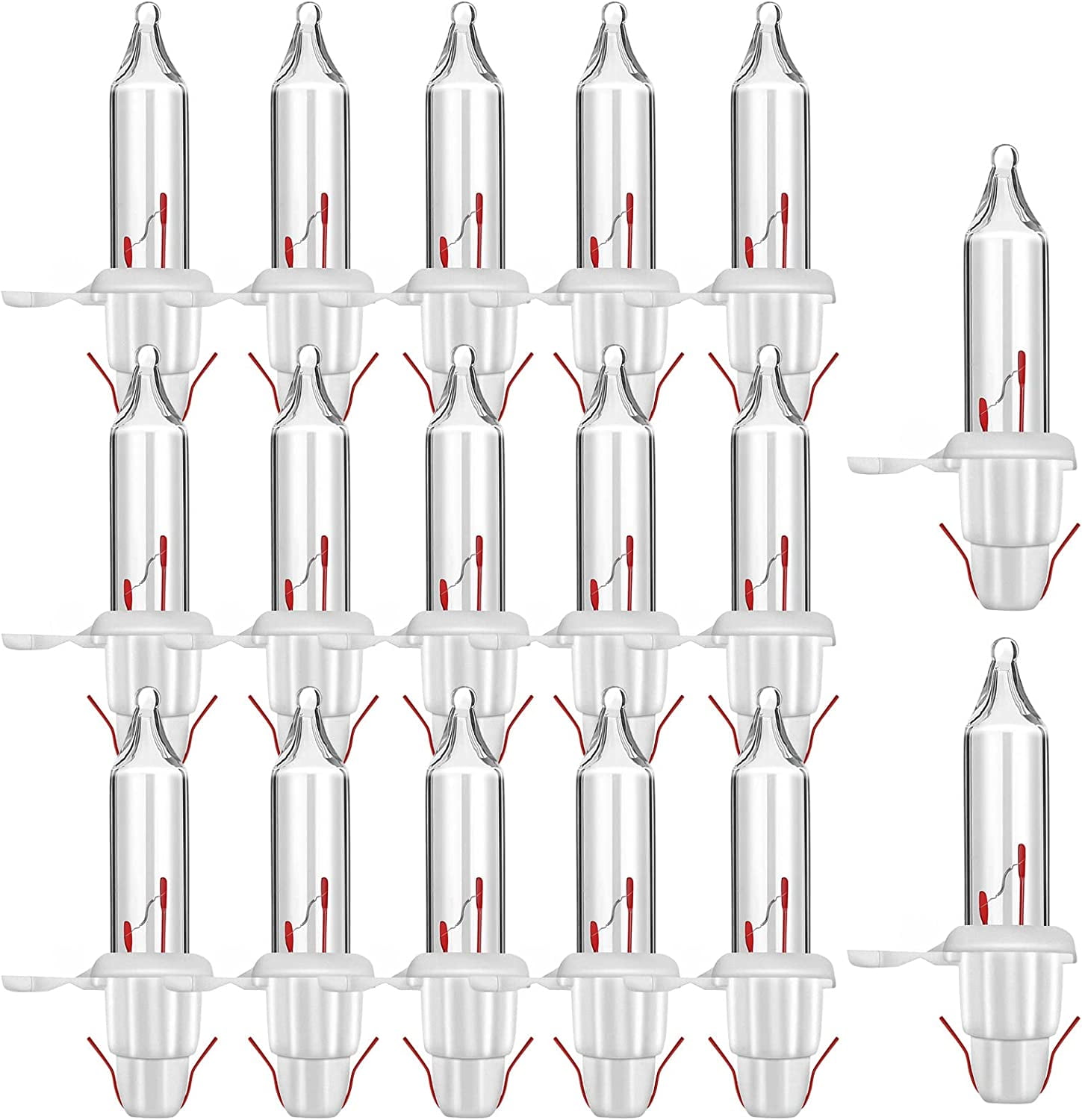 SRWEHG-200 Count Replacement Christmas Tree Light Bulbs 2.5v 0.425 Watt ...