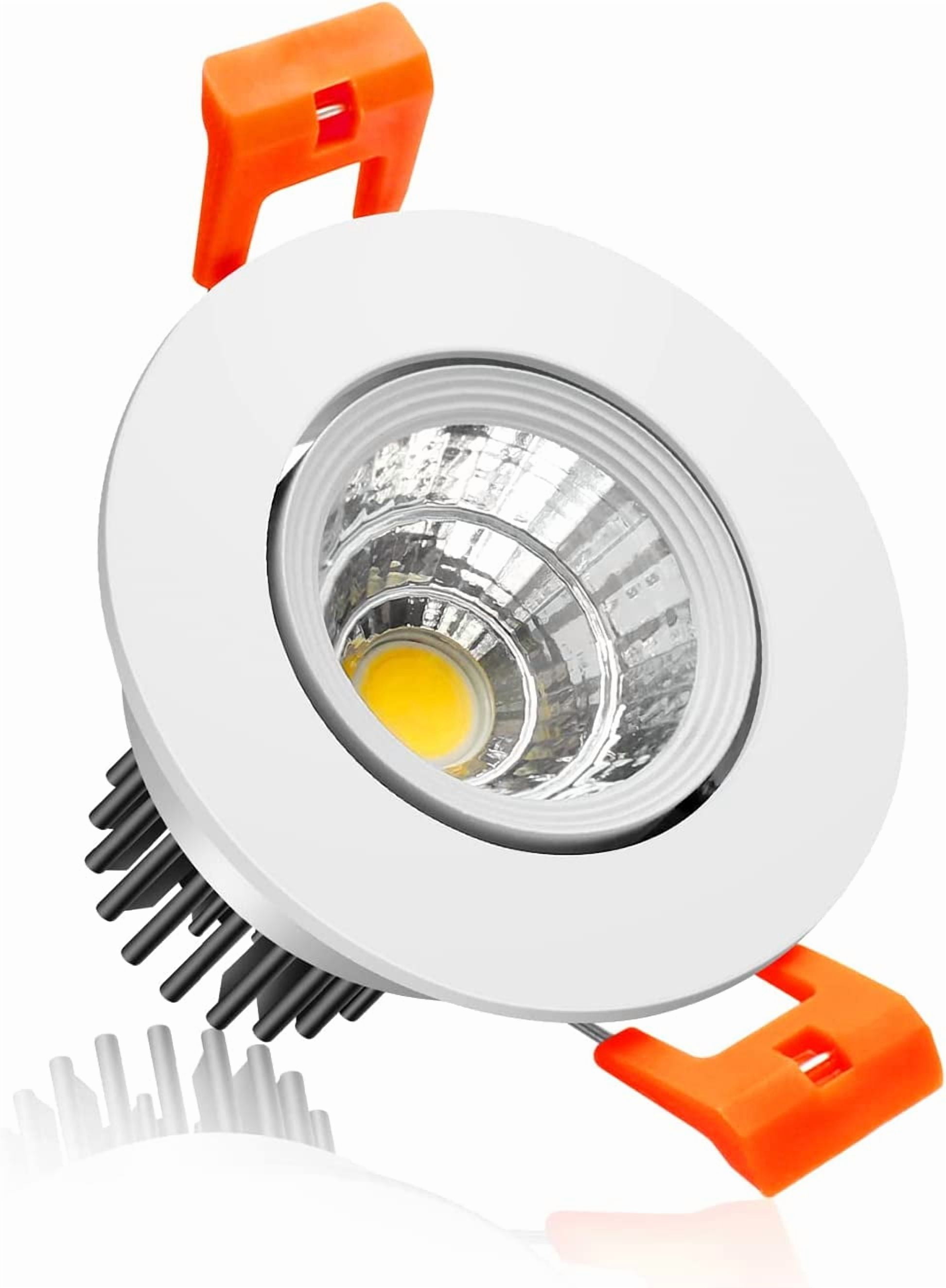 SRWEHG-2Inch LED Recessed Ceiling Light, 3W Dimmable LED Downlight, 60 ...