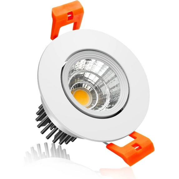 SRWEHG-2Inch LED Recessed Ceiling Light, 3W Dimmable LED Downlight, 60 ...
