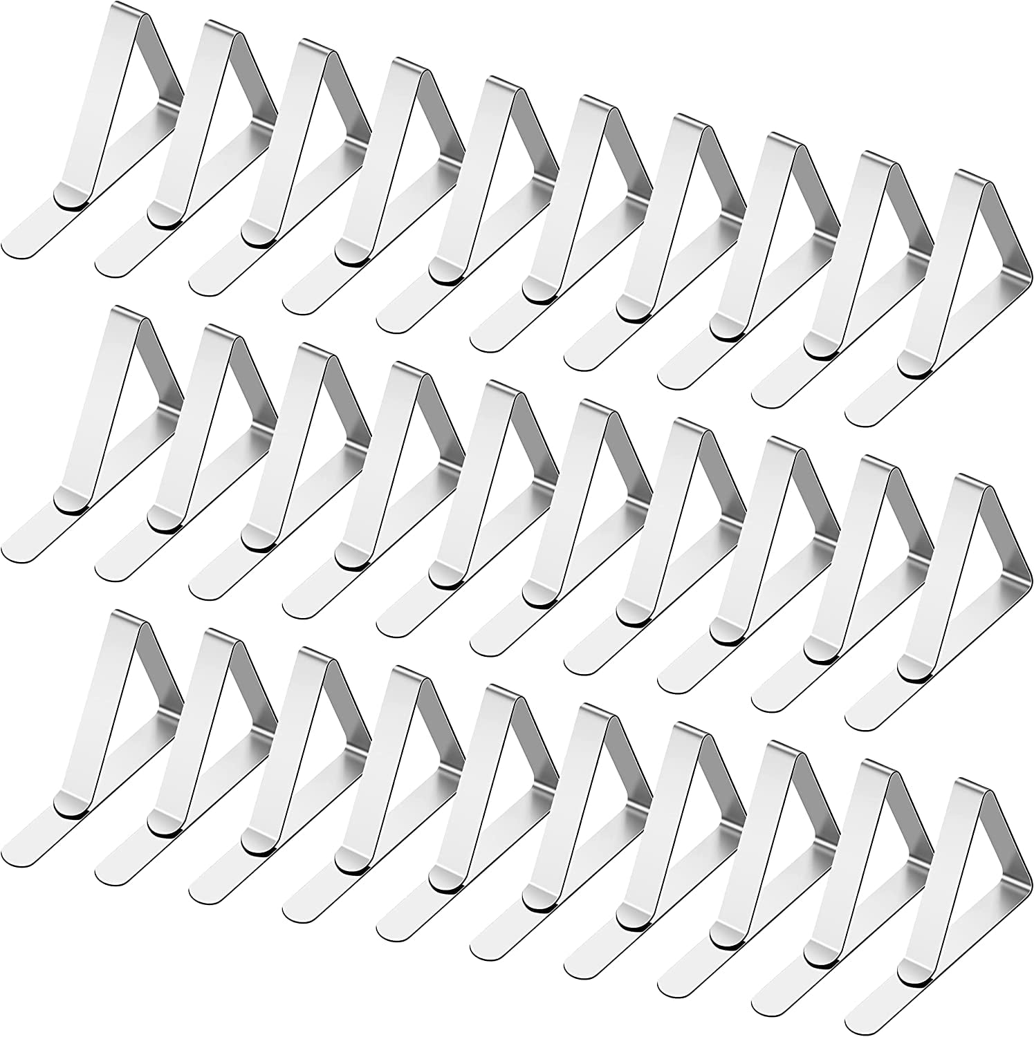 SRWEHG-30 Packs Tablecloth Clips Table Cloth Holder Clips,Stainless ...