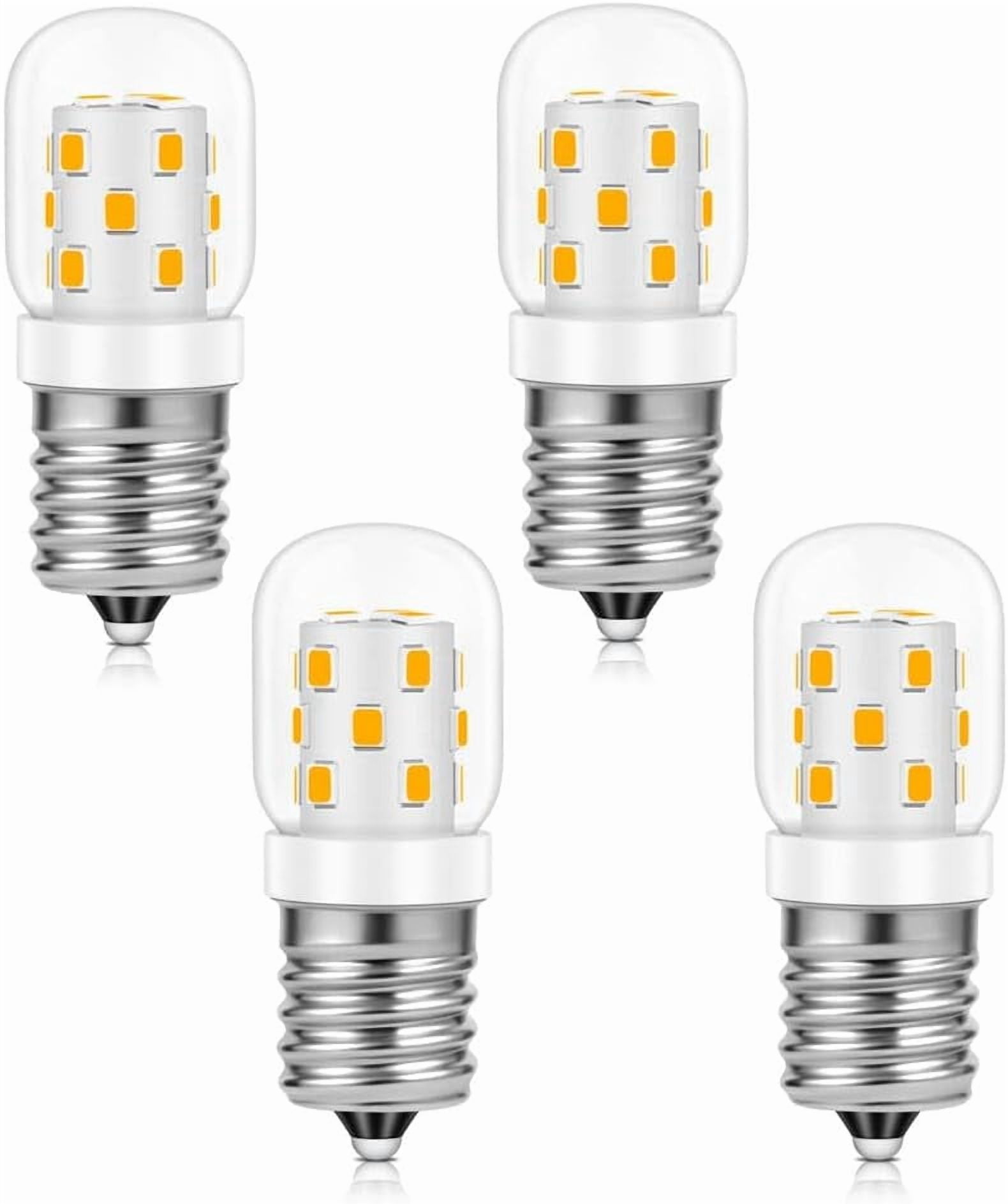 SRWEHG-4 Pack AC 125V 3W E17 Base T7 Microwave Dimmable LED Light Bulb ...