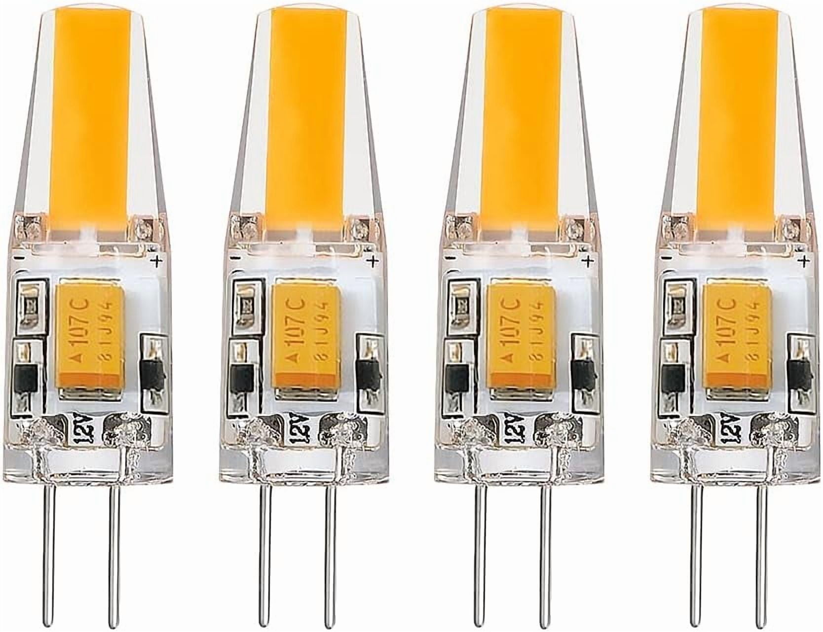 SRWEHG-4pcs G4 Light Bulbs 1.5W AC/DC 12V 10W-30W T3 Halogen Bulb ...