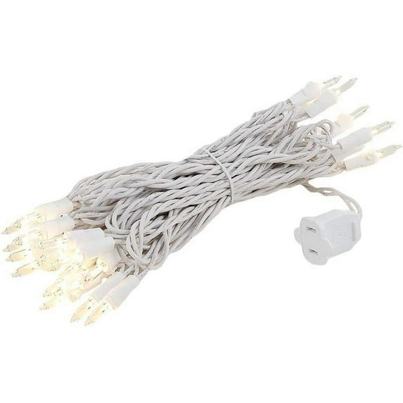 SRWEHG-5 Feet 35 Bulbs Vintage Short Mini Light String, Clear Bulbs on ...