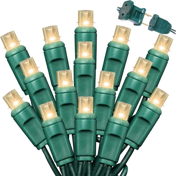 SRWEHG-50 Count Warm White -30% Twinkle Bulbs and 70% Steady Burn Bulbs ...