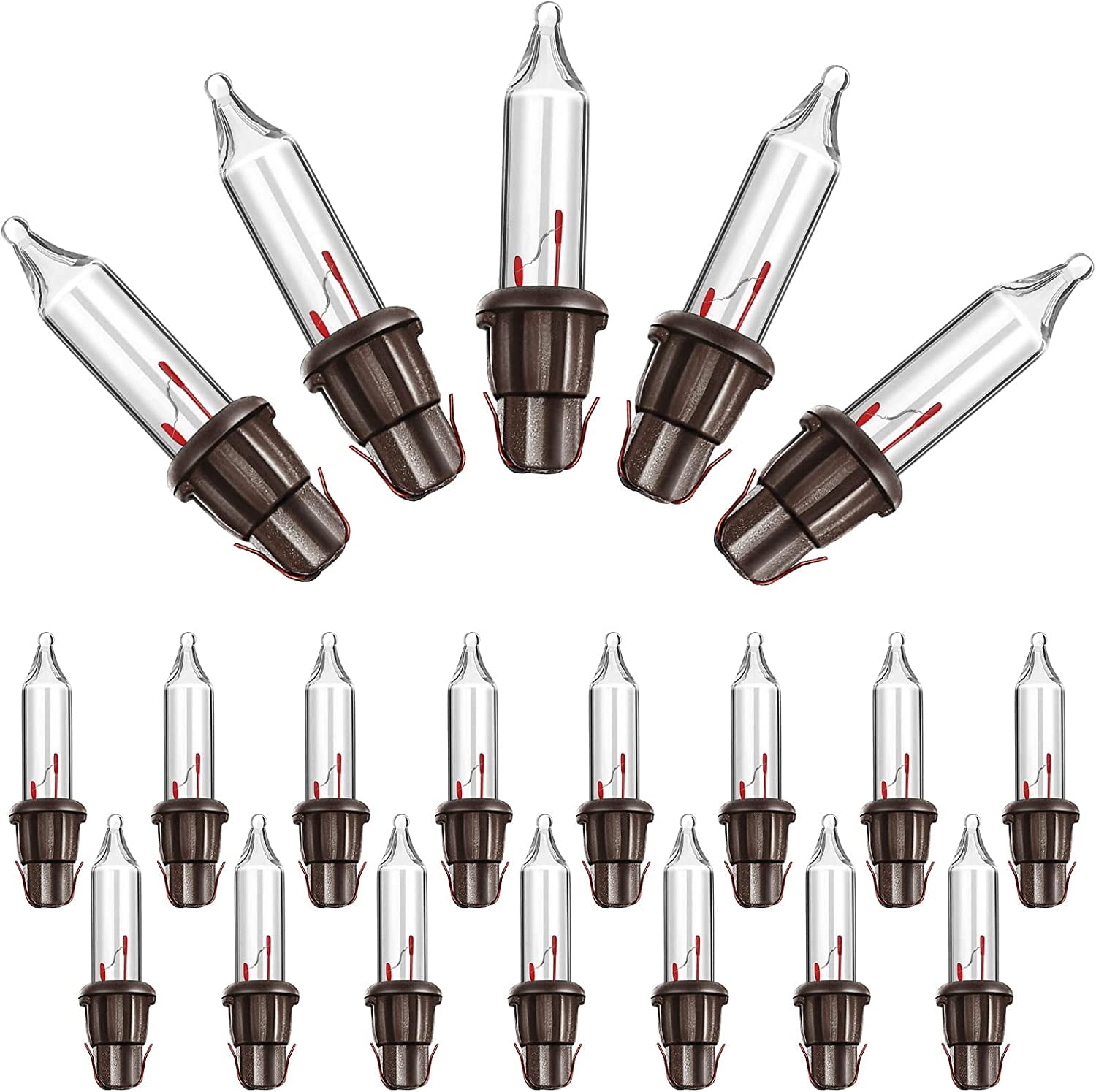 SRWEHG-60Count 2.5V Christmas 50/100/150/200 Count Mini Incandescent ...
