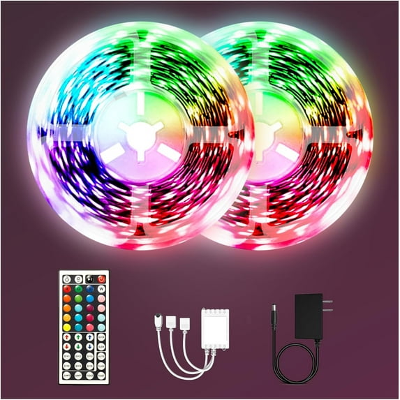 SRWEHG-65.6FT Led Lights for Bedroom, 5050 Color Changing Led Strip ...