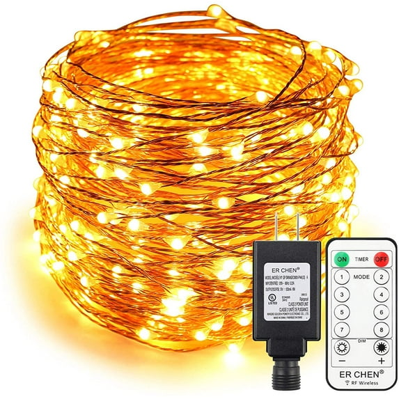 SRWEHG-99ft Led String Lights,300 Led Fairy Starry Lights on 30M Copper ...